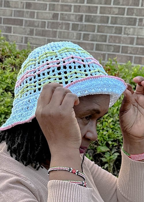 Crochet Summer Beach Sun Hat Pattern - Pam's Cozy Corner